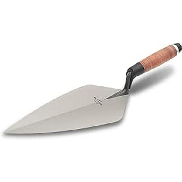 Marshalltown 34L Leather Handle Wide London Pattern Brick Trowel 11in ...